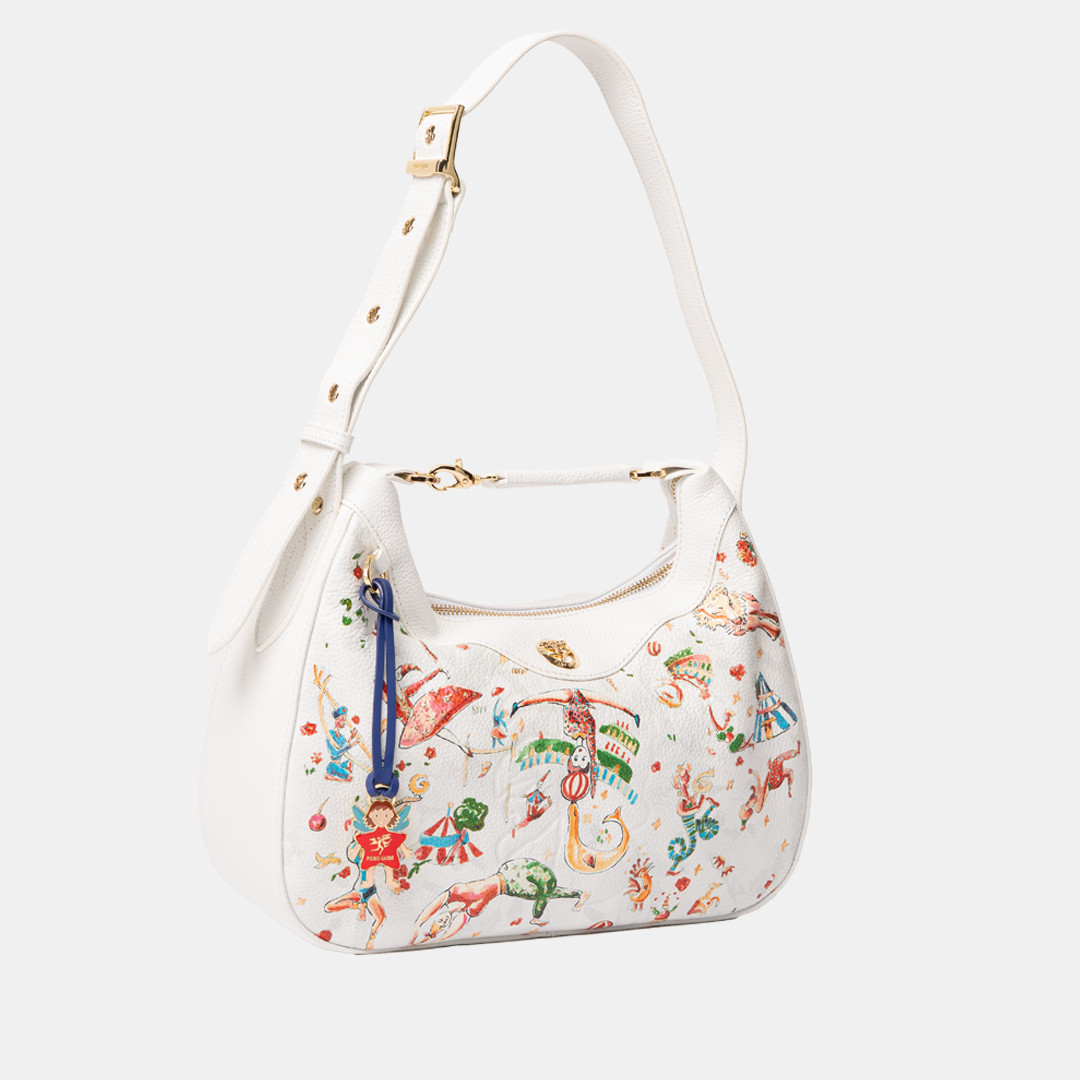 PIERO GUIDI HOBO BAG "Rosetta" / TRACOLLA